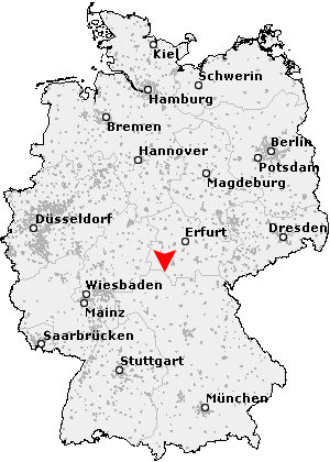 Postleitzahl Grabfeld - Thüringen (PLZ Deutschland)